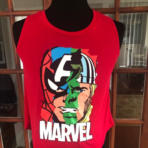 Marvel | Tops | Marvel Tank Top Sleeveless Shirt | Poshmark